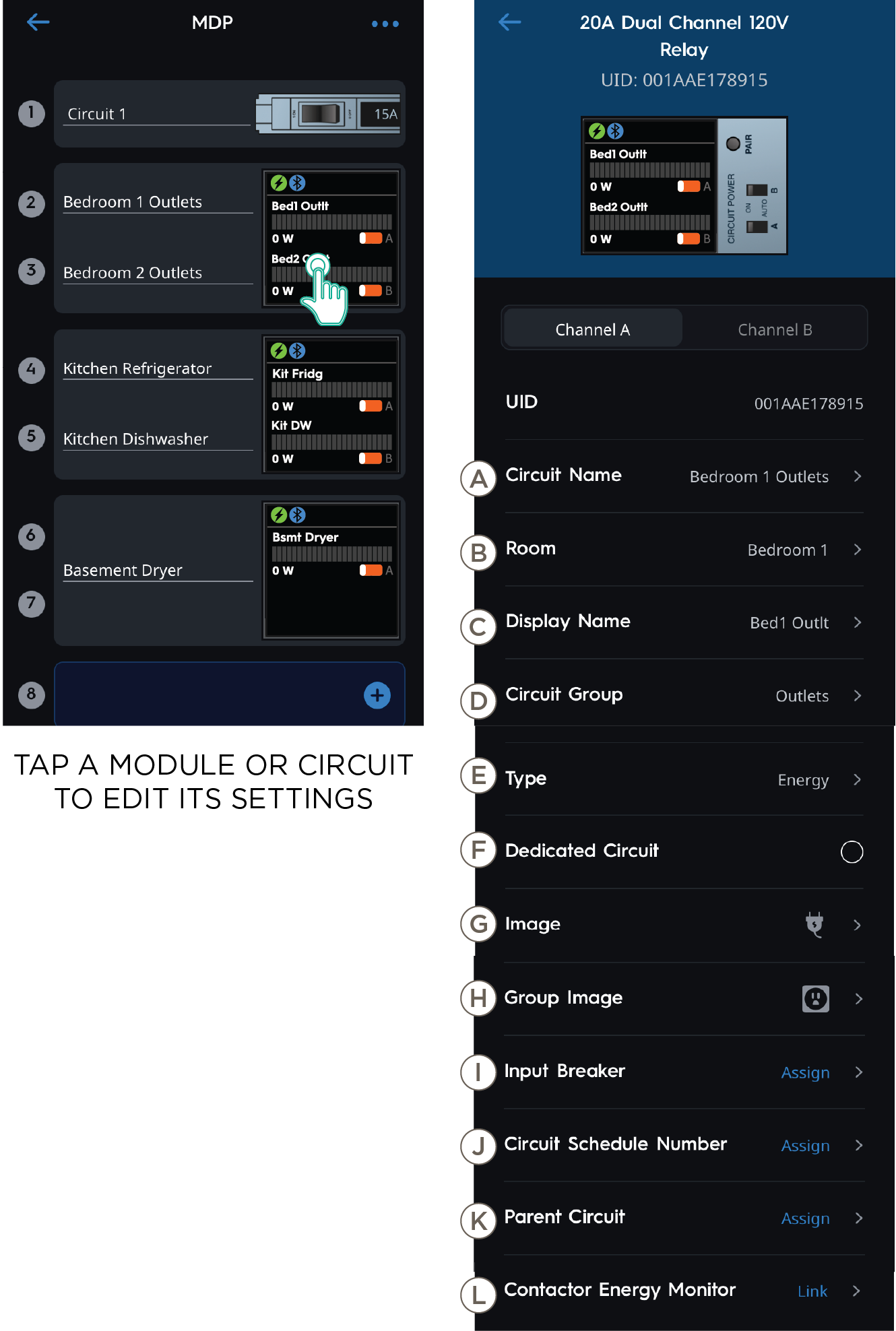 Savant Power & Light App - Initial Smart Panel Configuration